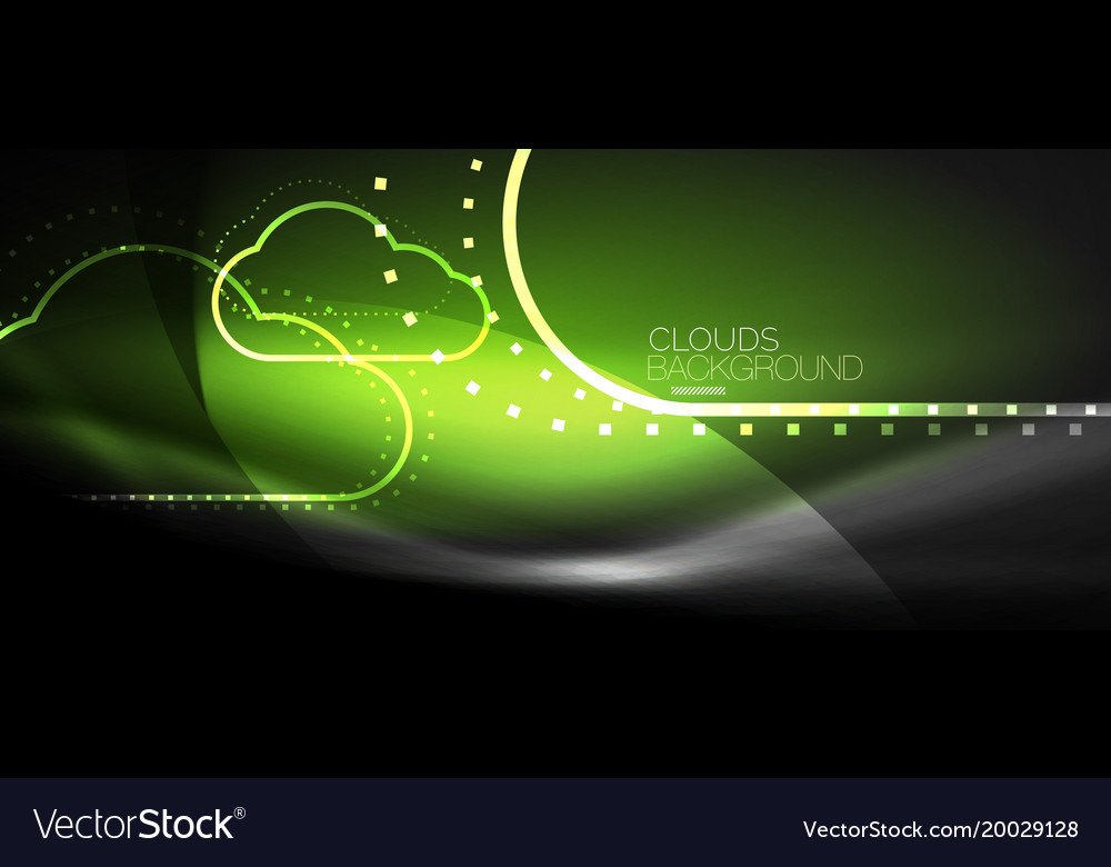 Cloud computing storage concept Royalty Free Vector Image