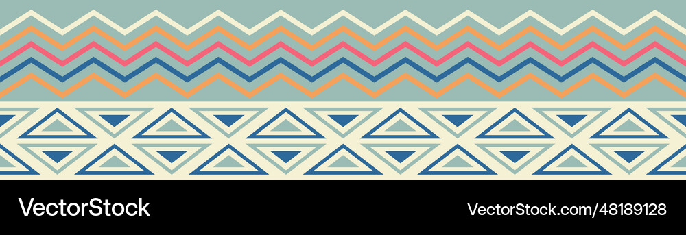 Native american ethnic and indigenous seamless Vector Image