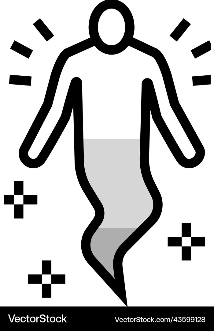 Soul human color icon Royalty Free Vector Image