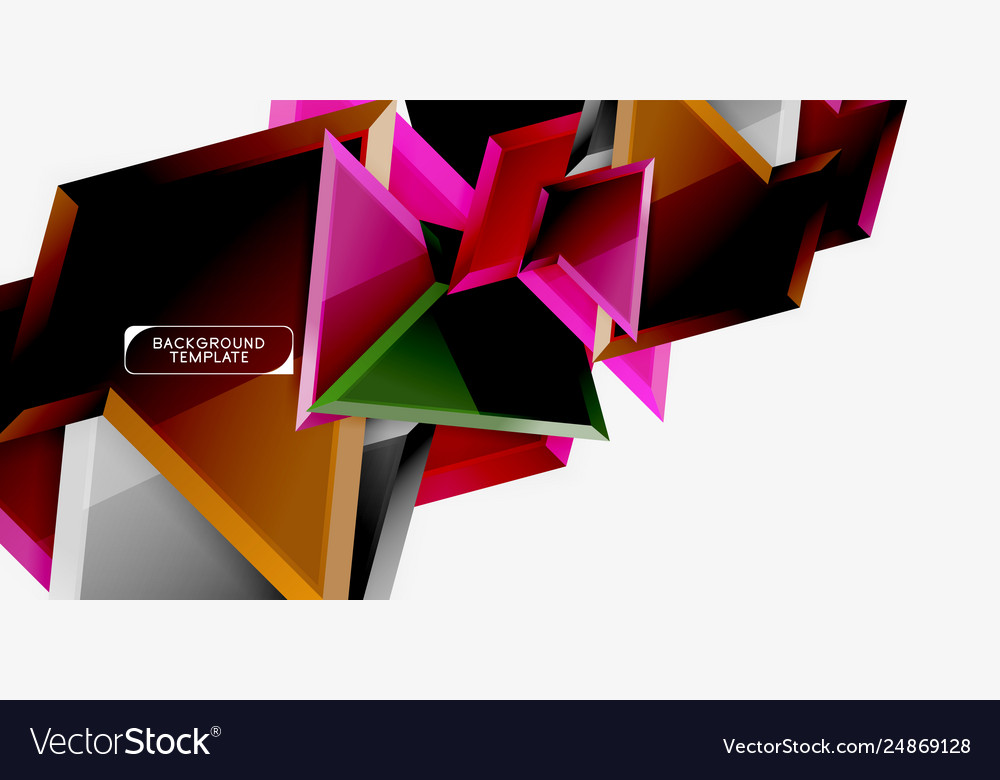 Triangular low poly background design Royalty Free Vector