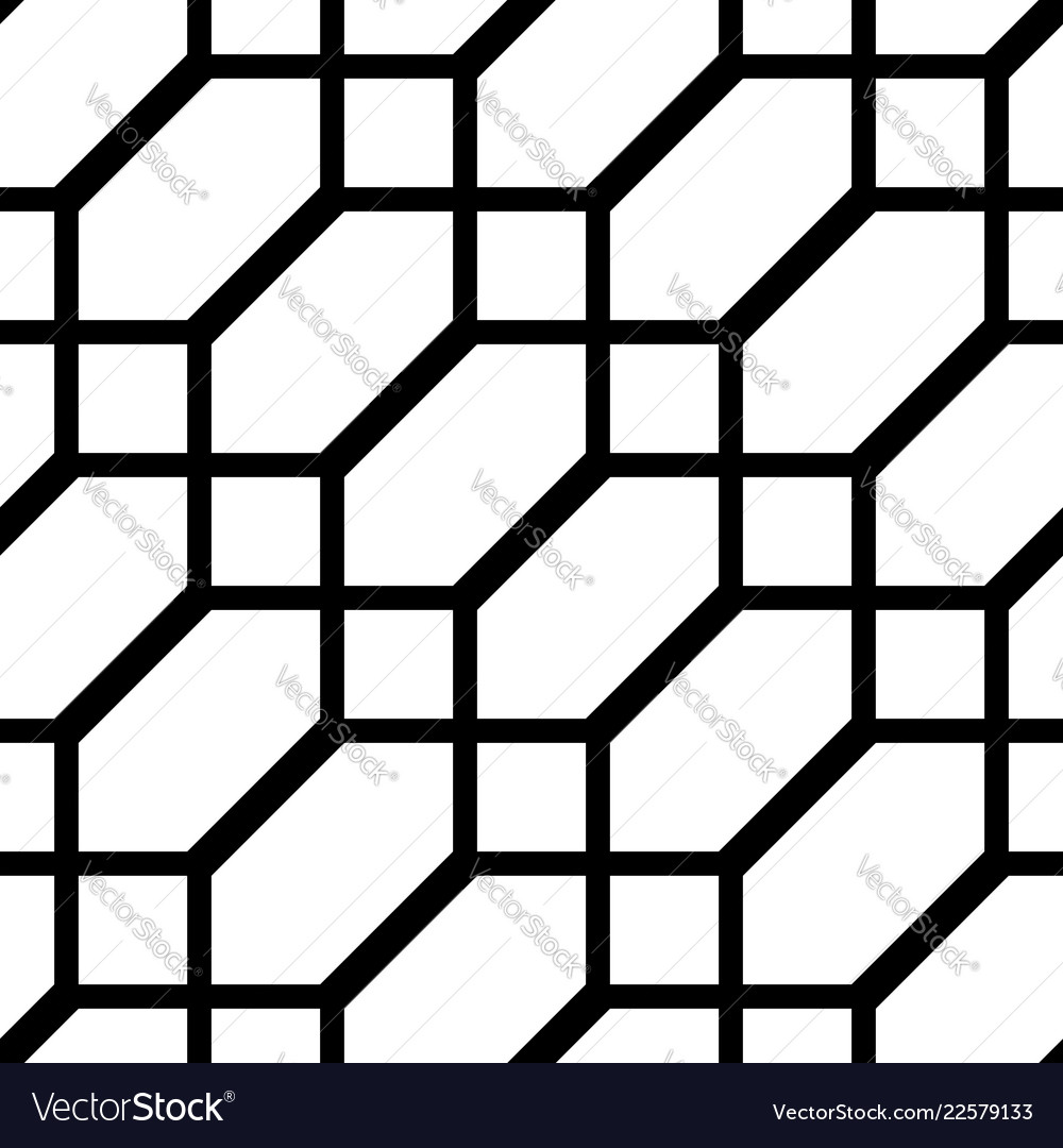 Design seamless monochrome grating pattern Vector Image