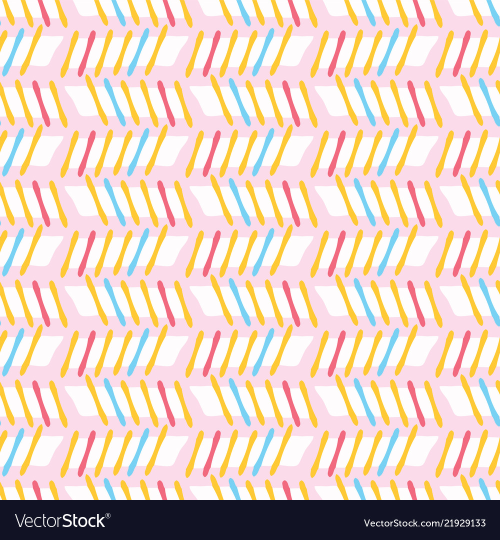 Hand drawn stripes pattern background Royalty Free Vector