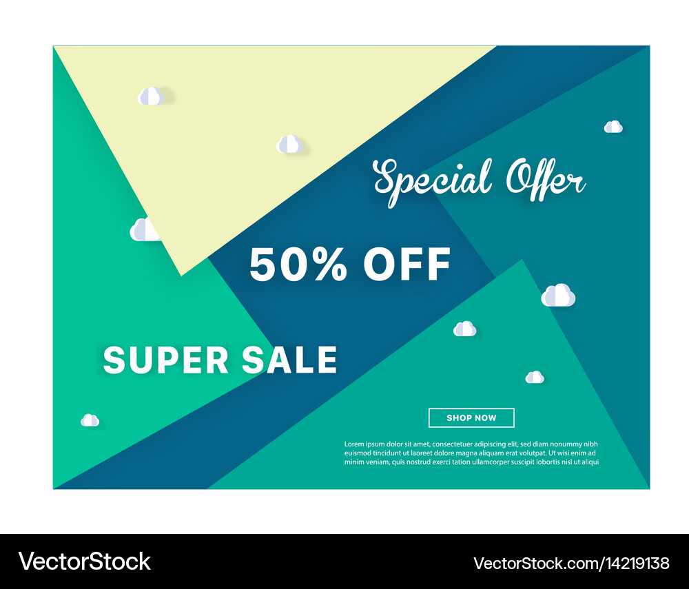Colorful sale background Royalty Free Vector Image