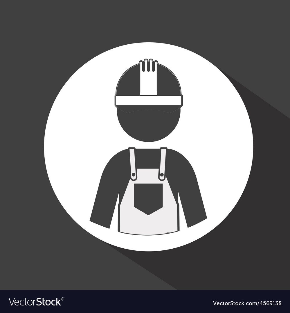 Engineer icon design Royalty Free Vector Image