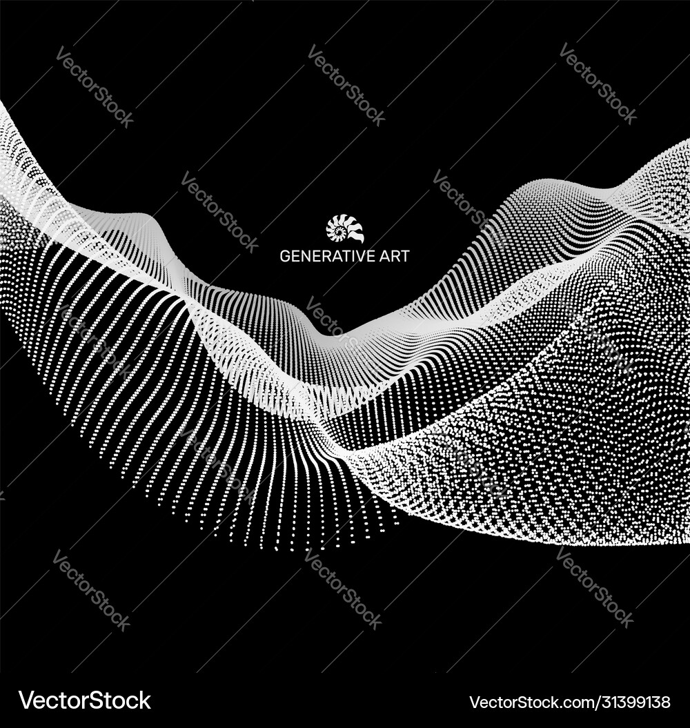 Wavy background for banner flyer book cover Vector Image