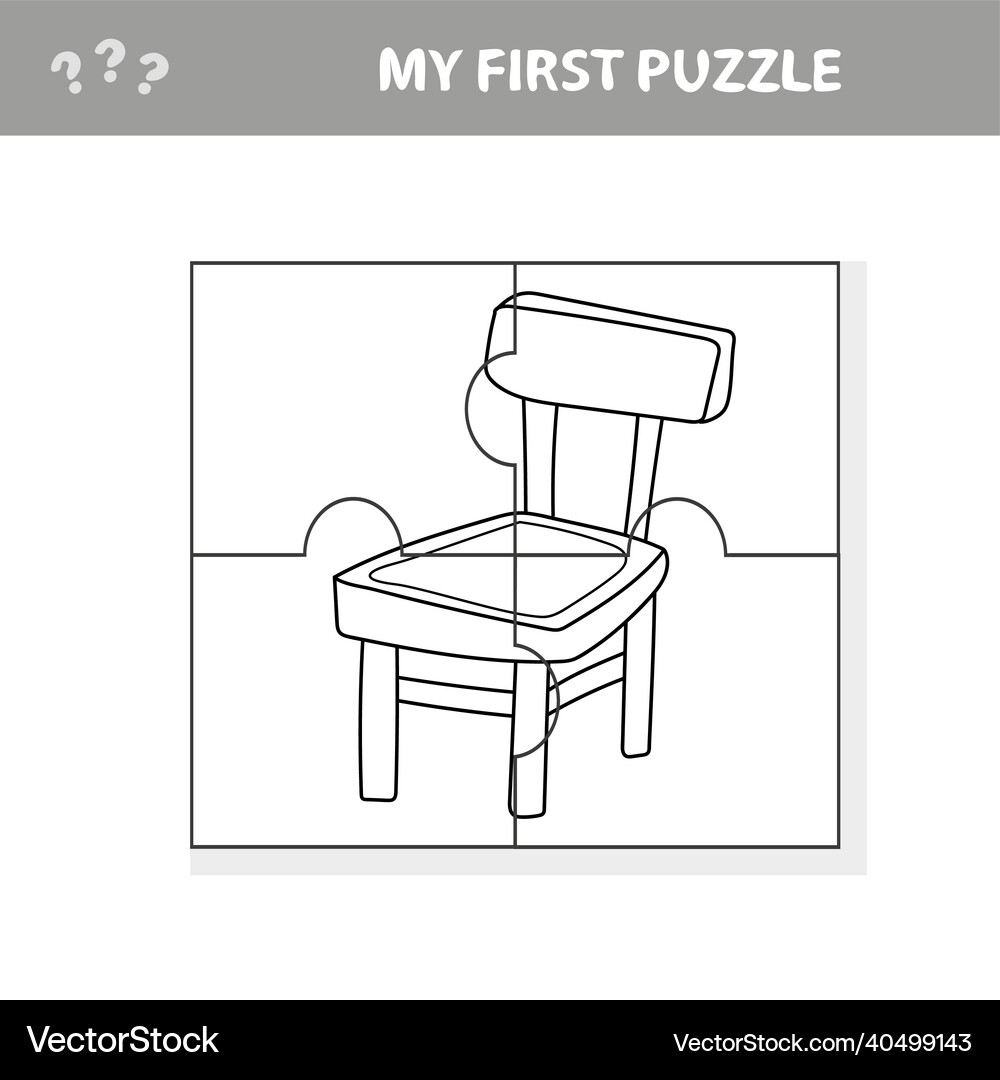 Kid educational game for preschool kids Royalty Free Vector