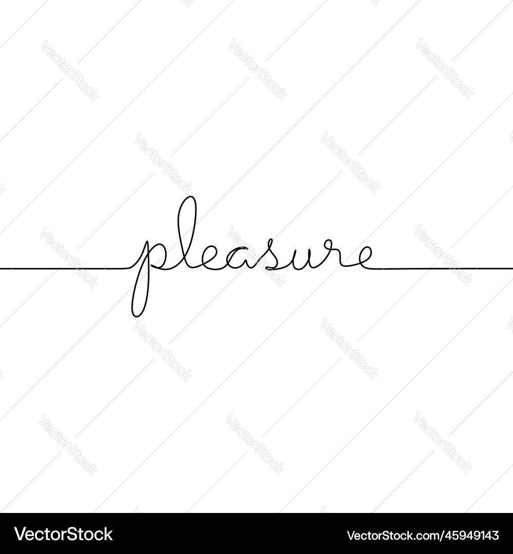 Word handwritten lettering concept isolated on Vector Image