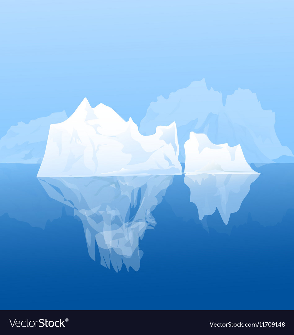 Iceberg Royalty Free Vector Image - VectorStock