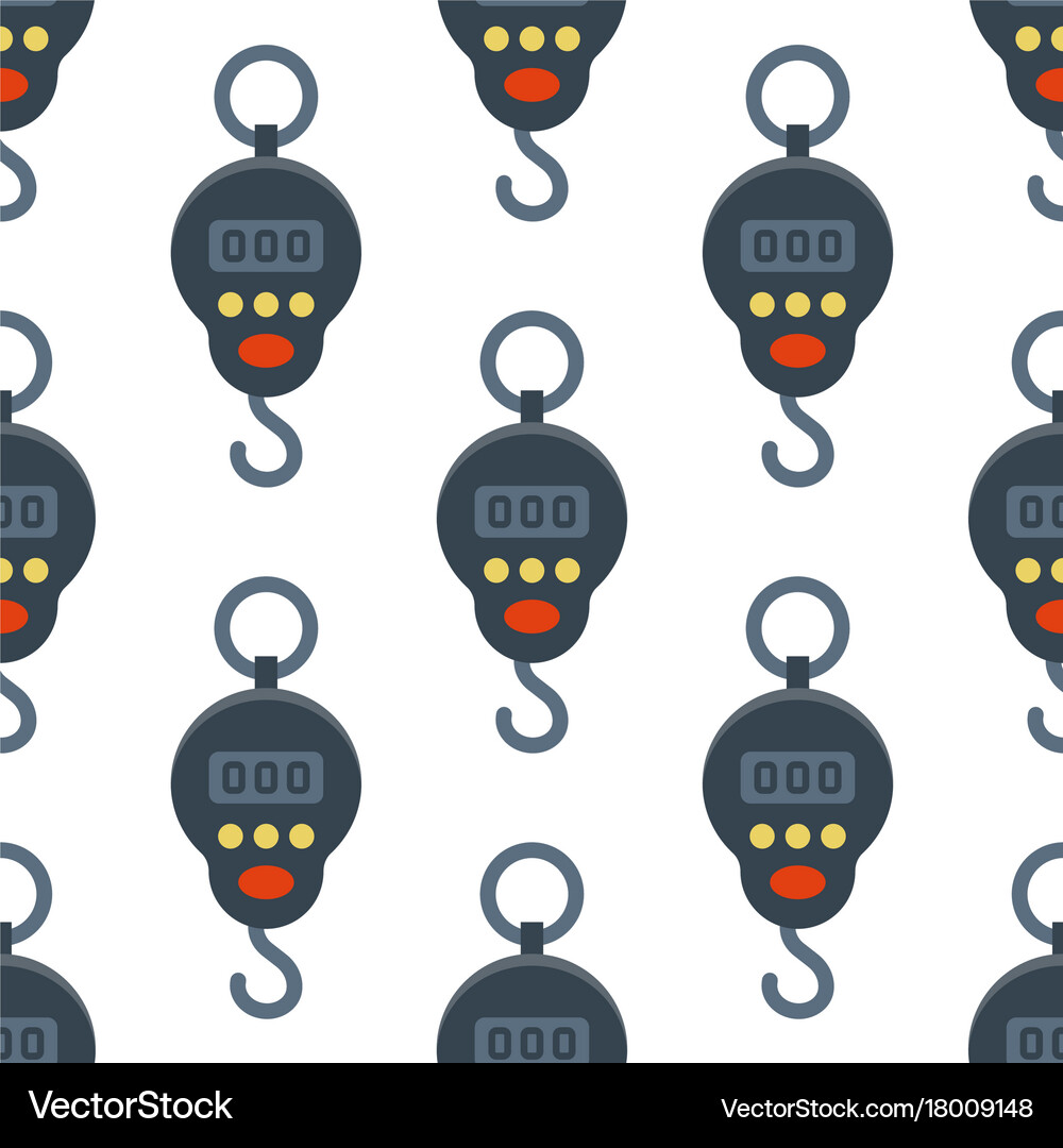 Weight measurement instrumentation balance tools Vector Image