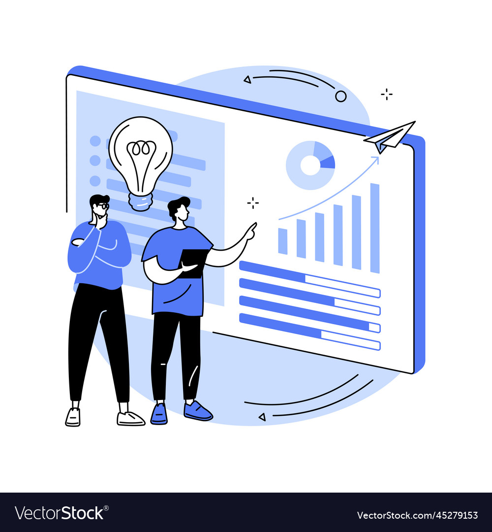 Digital strategy abstract concept Royalty Free Vector Image Digital strategy abstract concept Royalty Free Vector Image