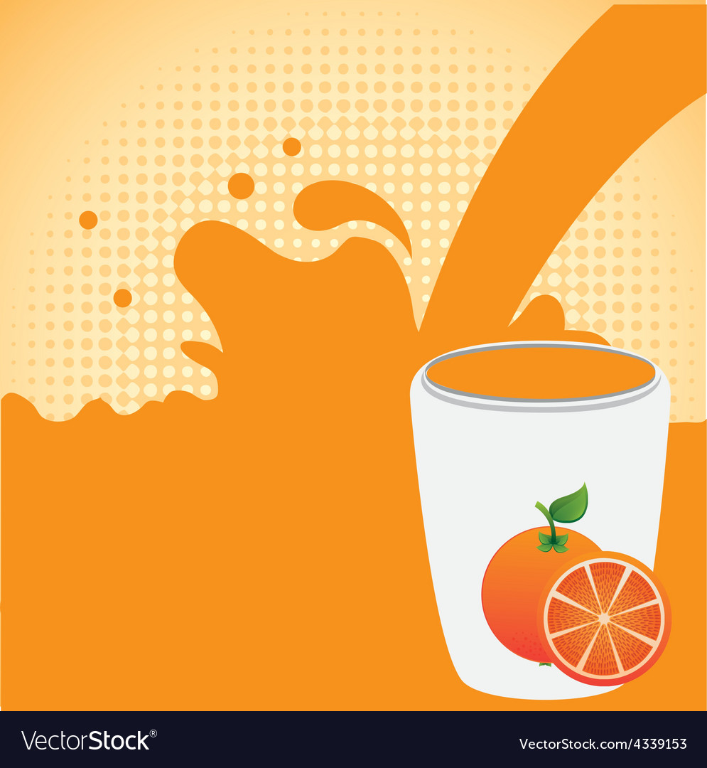 Juice fruit Royalty Free Vector Image - VectorStock