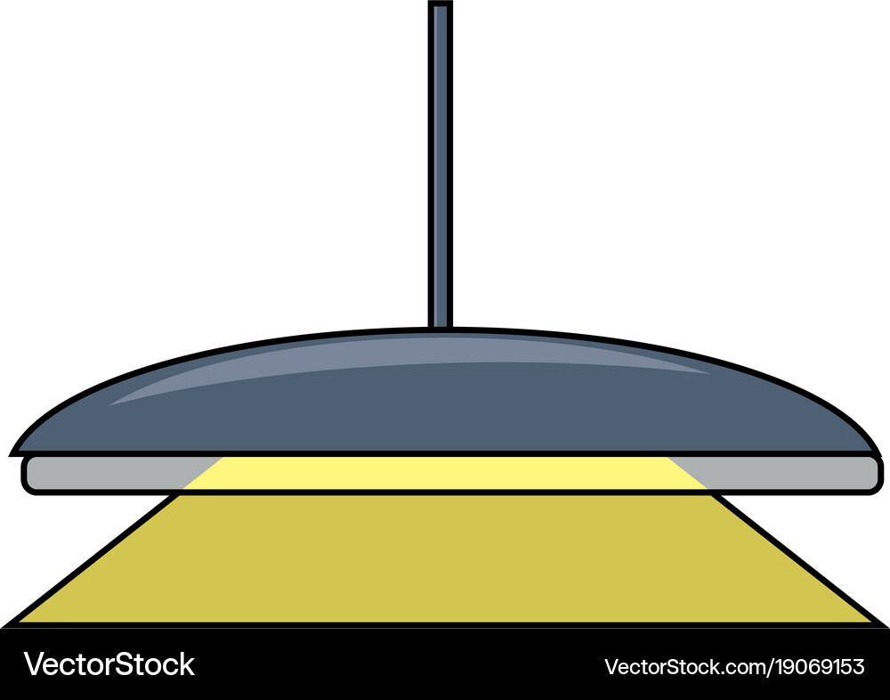 Roof lamp icon Royalty Free Vector Image - VectorStock