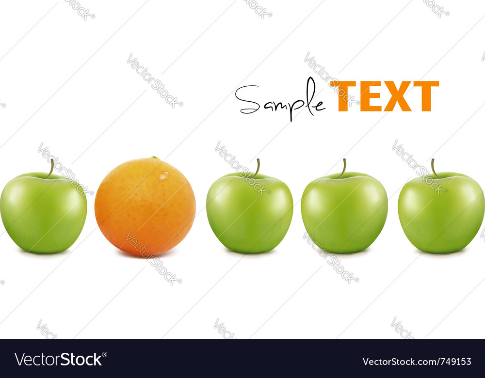 Unique and different concept design Royalty Free Vector