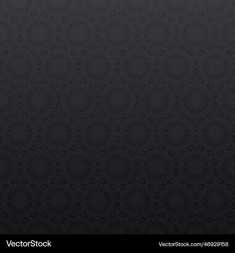 Background with decorative floral ornament Vector Image