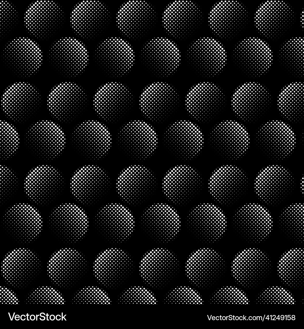 Circular pointillism pattern design Royalty Free Vector