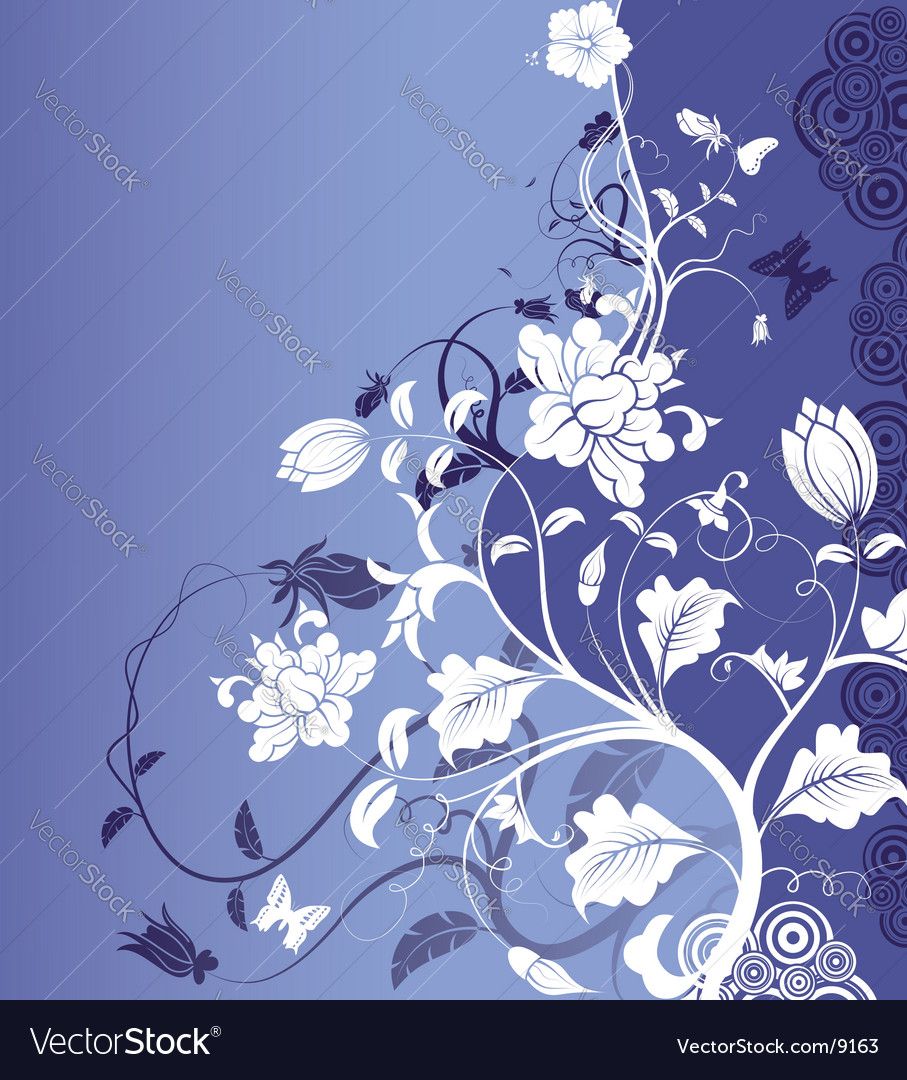 Background flower Royalty Free Vector Image - VectorStock