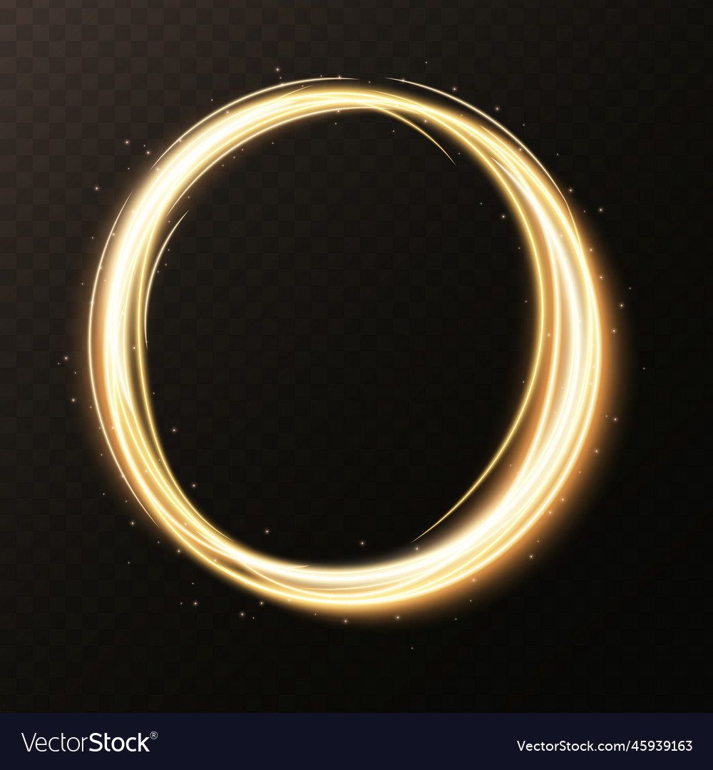 Glowing circle lines Royalty Free Vector Image