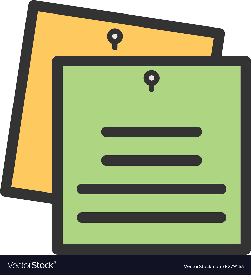 Notes Royalty Free Vector Image - VectorStock