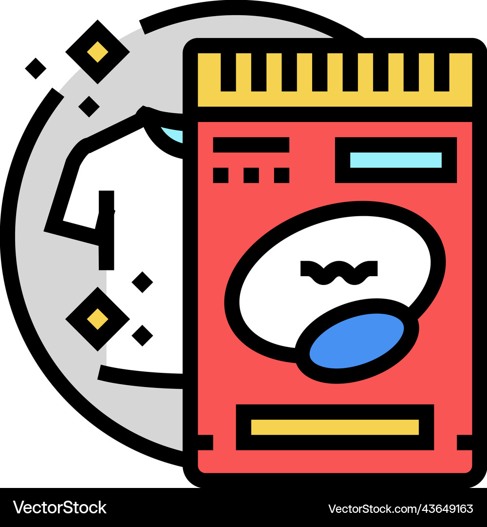 Stain remover detergent color icon Royalty Free Vector Image