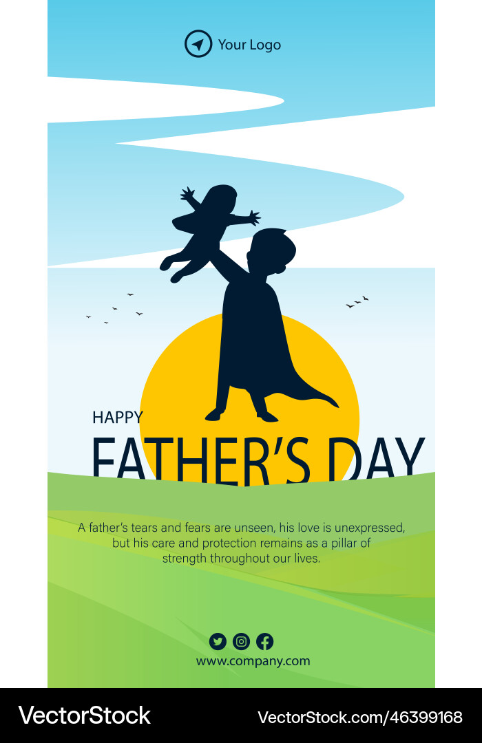 Fathers Day Portrait Printable