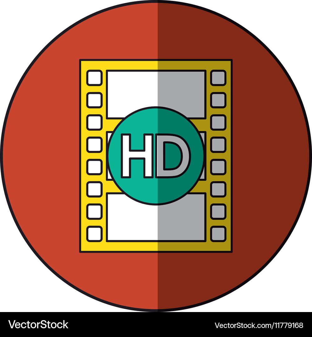 Isolated film strip design Royalty Free Vector Image