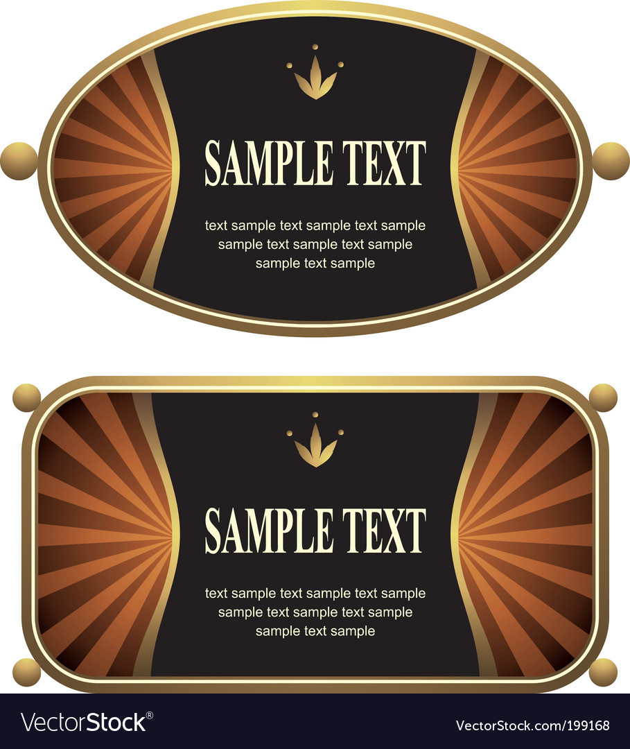 Labels Royalty Free Vector Image - VectorStock