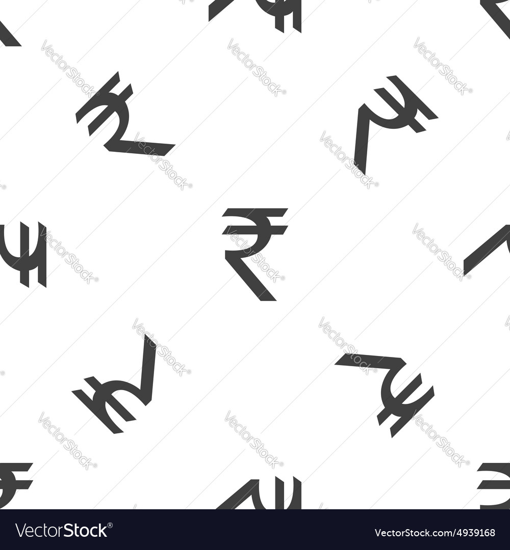 Rupee pattern Royalty Free Vector Image - VectorStock