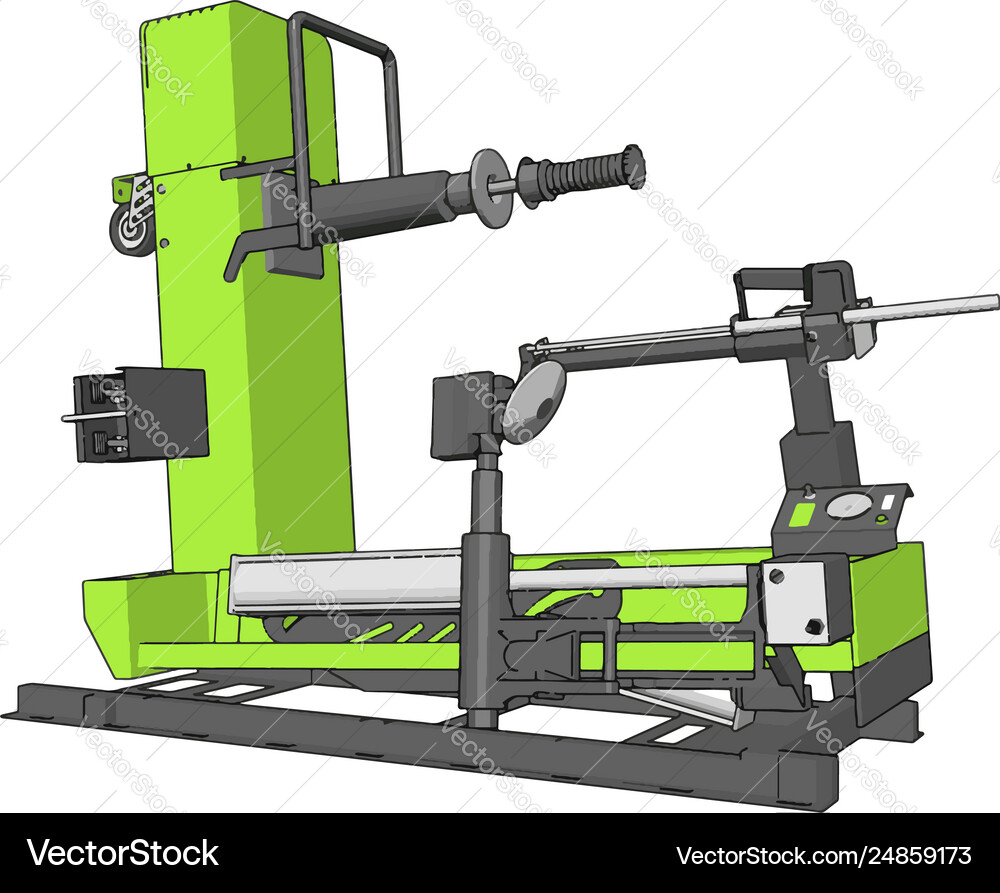 A green bore lawhite background Royalty Free Vector Image