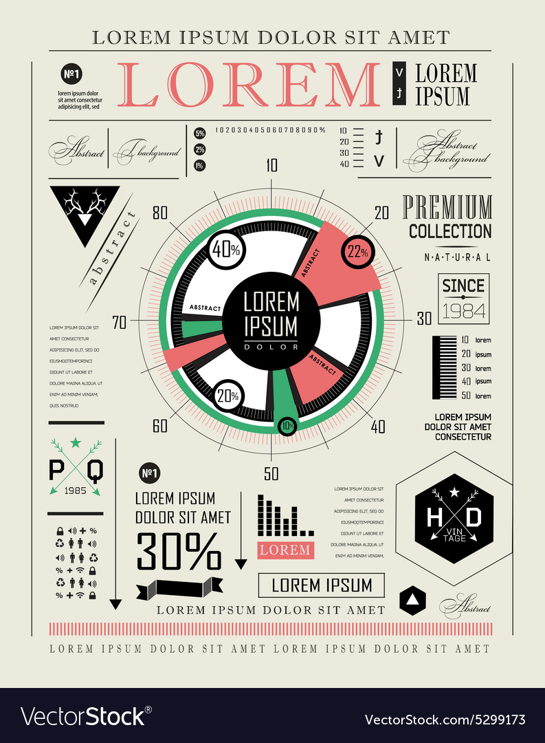 Set elements of infographics Royalty Free Vector Image