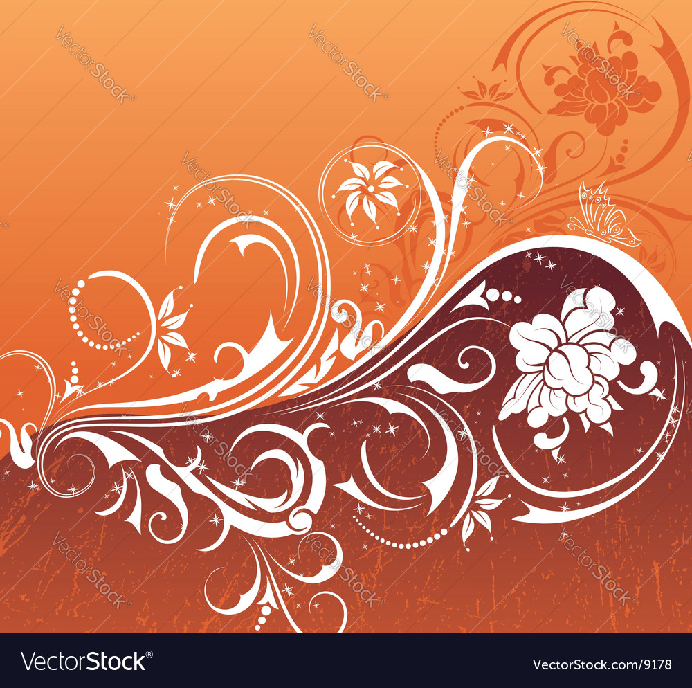 Background flower Royalty Free Vector Image - VectorStock