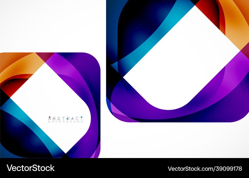 Minimal background abstract square shape Vector Image