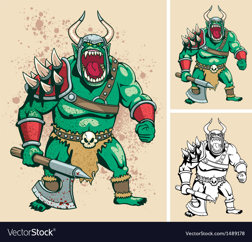 Orc Royalty Free Vector Image - VectorStock