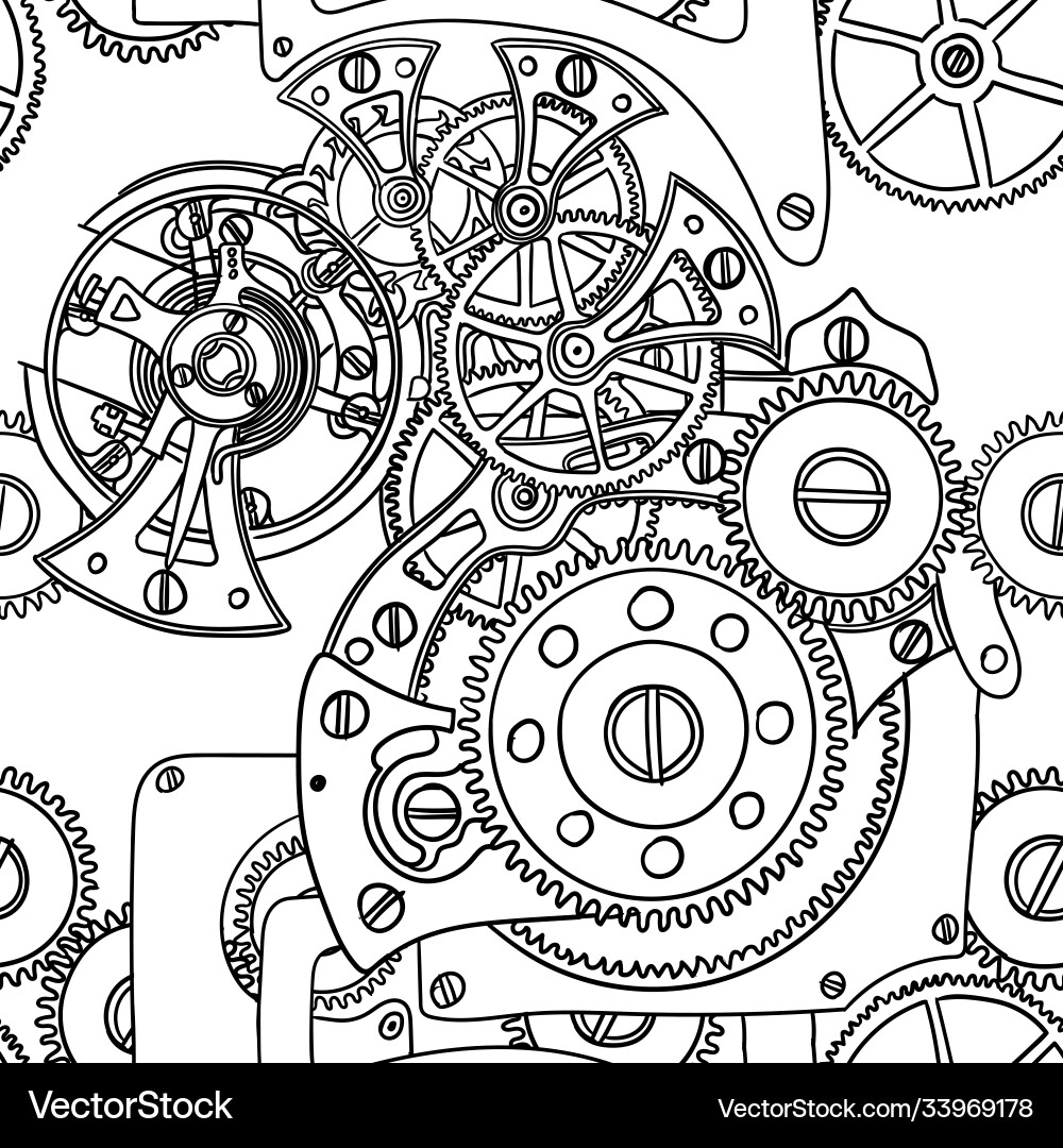 Watch Gears Illustration