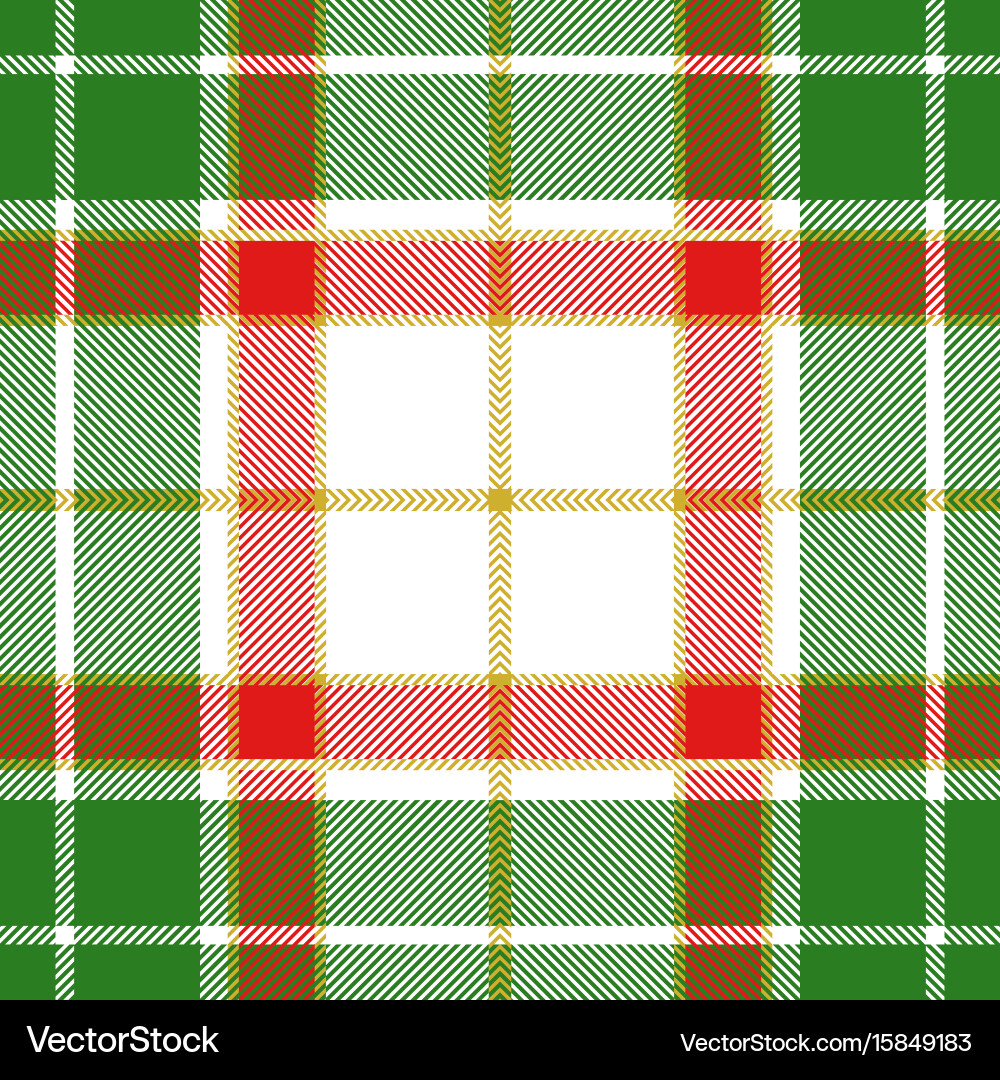 Christmas decoration tartan plaid seamless pattern