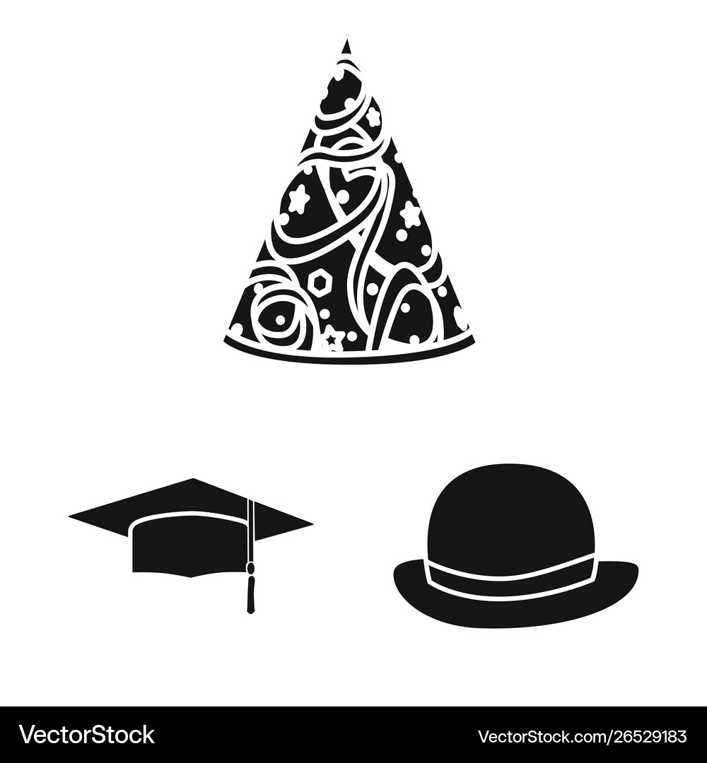 Design beanie and beret sign collection Royalty Free Vector