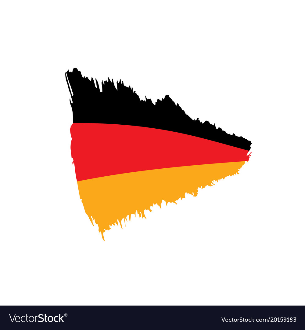 Germany flag Royalty Free Vector Image - VectorStock