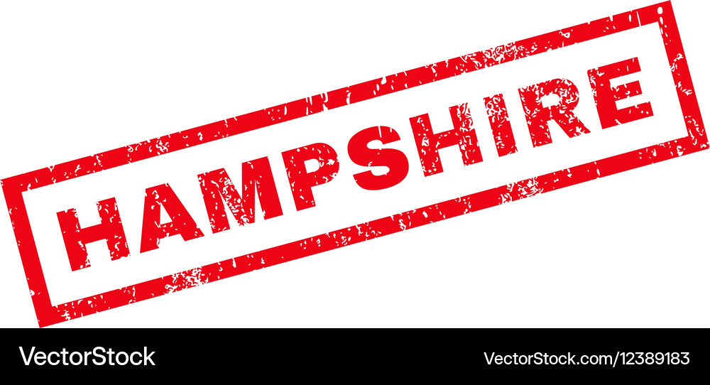 Hampshire rubber stamp Royalty Free Vector Image
