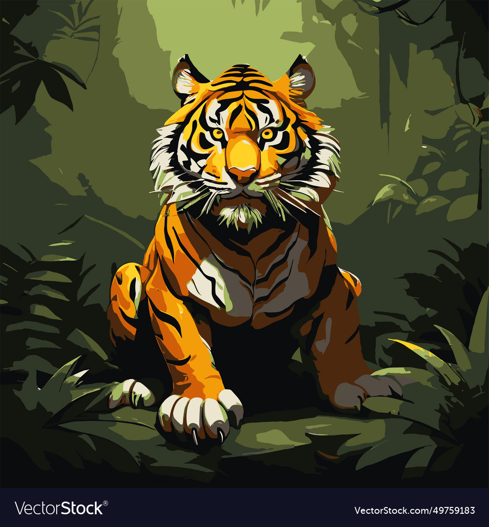 Tiger Royalty Free Vector Image - VectorStock