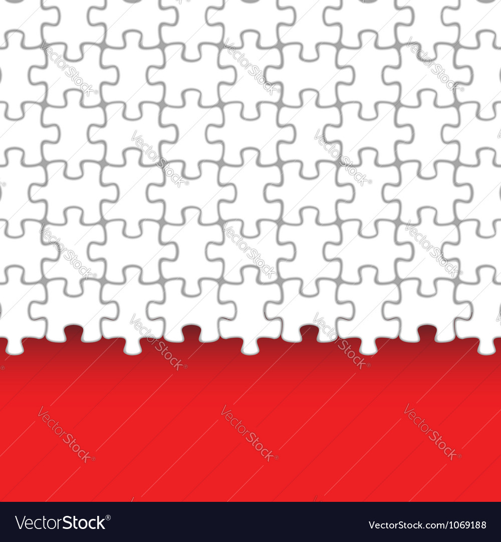 Jigsaw puzzle background Royalty Free Vector Image