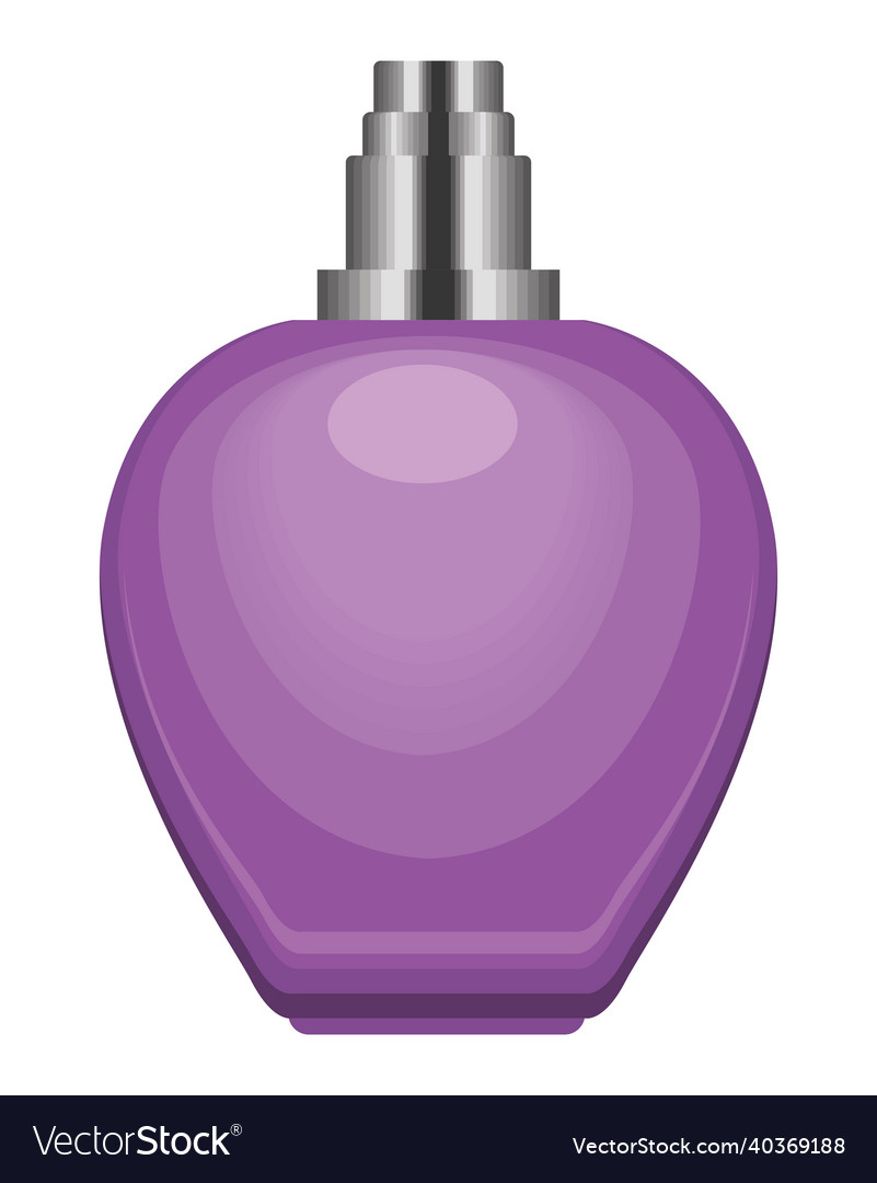 Purple perfume bottle Royalty Free Vector Image