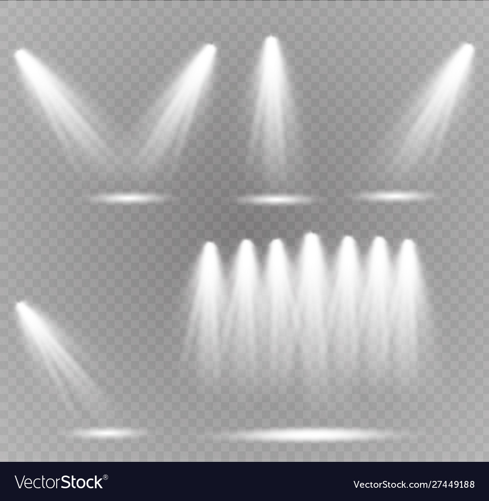 Spotlight light effect Royalty Free Vector Image