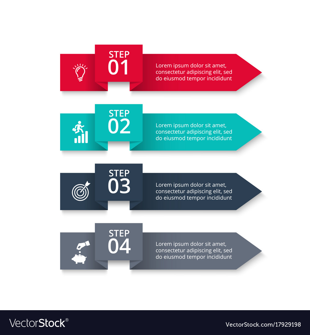 Business data visualization Royalty Free Vector Image