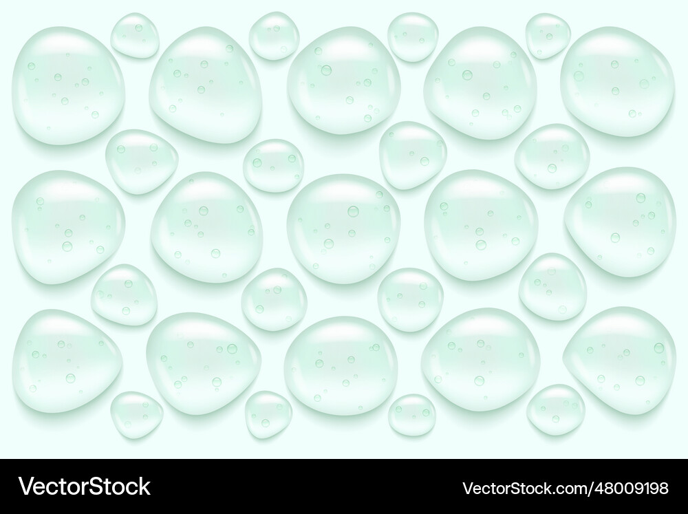 Light serum drop swatch cosmetic gel Royalty Free Vector