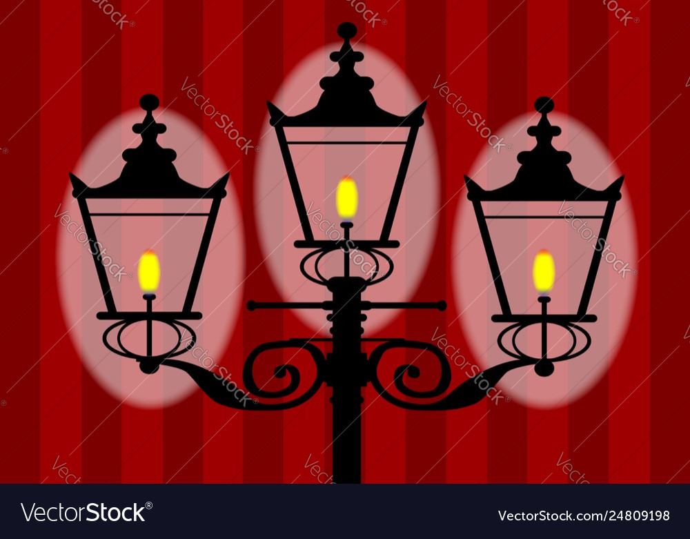 Wall lamp Royalty Free Vector Image - VectorStock