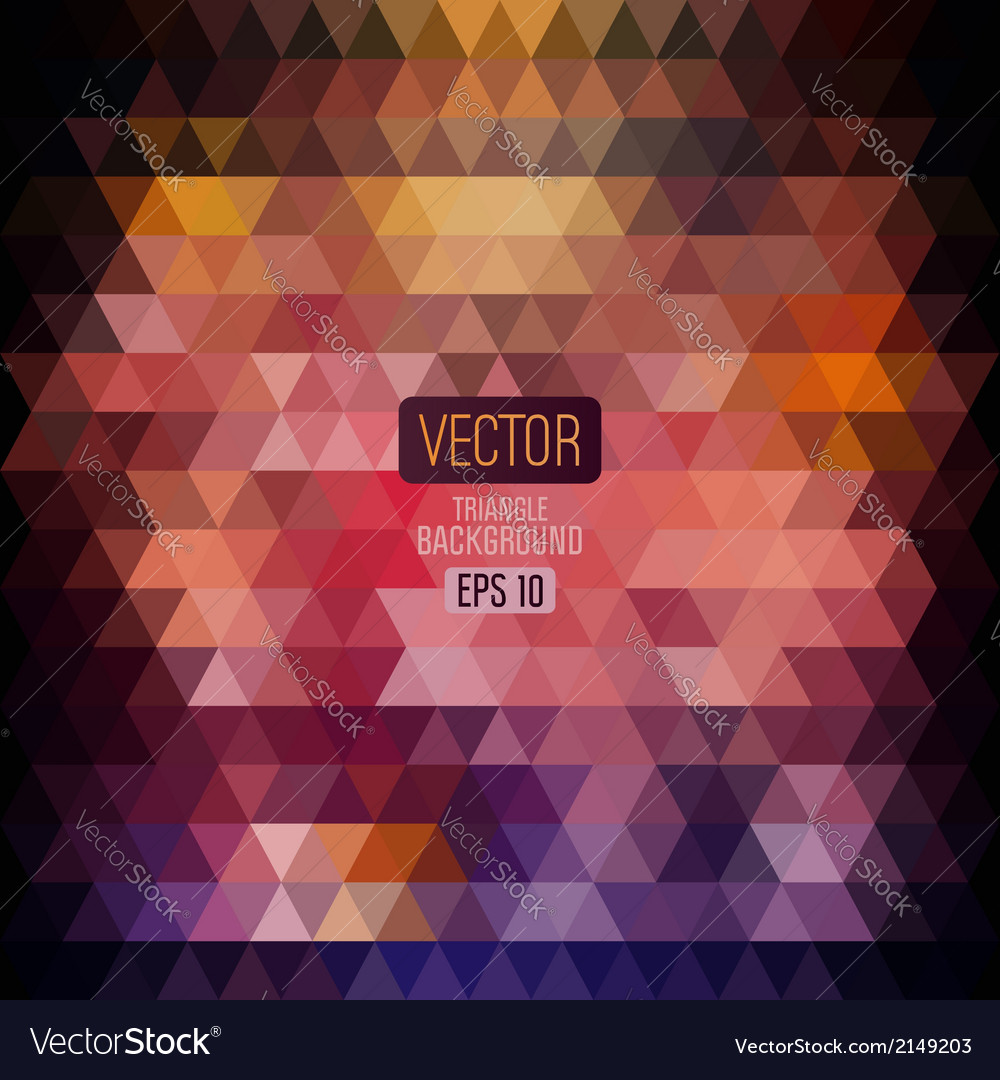 Abstract triangles background Royalty Free Vector Image