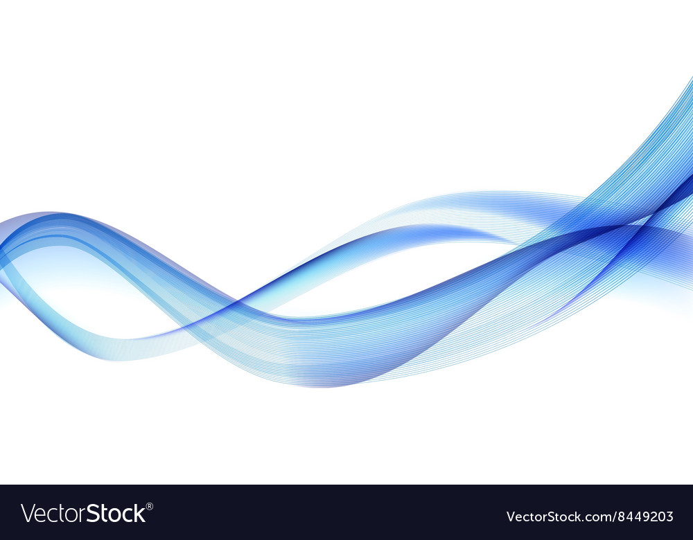 Abstract wave set on white background Royalty Free Vector