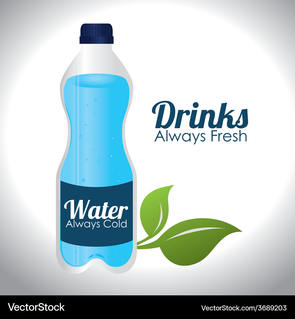 Drink design over white background Royalty Free Vector Image