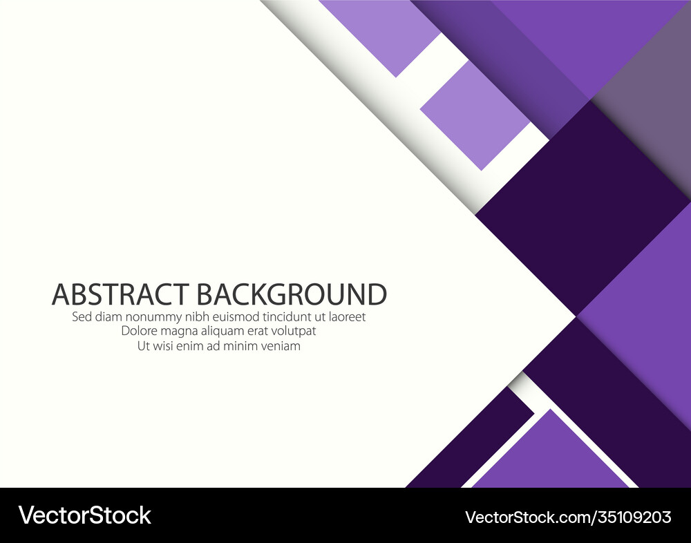 White background blank space with purple color Vector Image