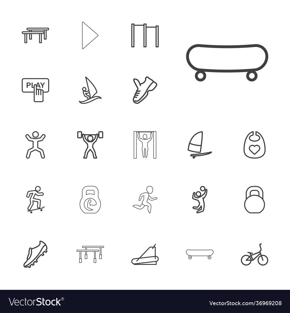 Active icons Royalty Free Vector Image - VectorStock