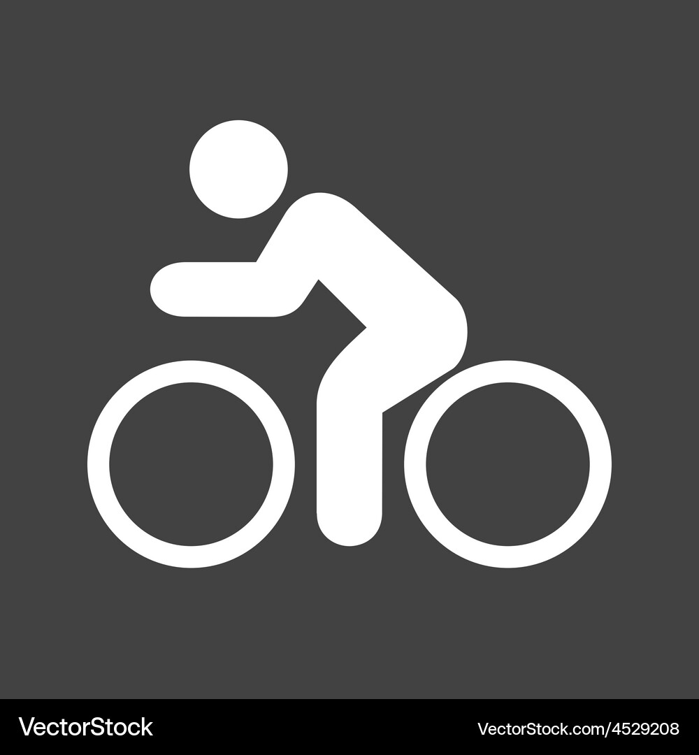 Cycling person Royalty Free Vector Image - VectorStock